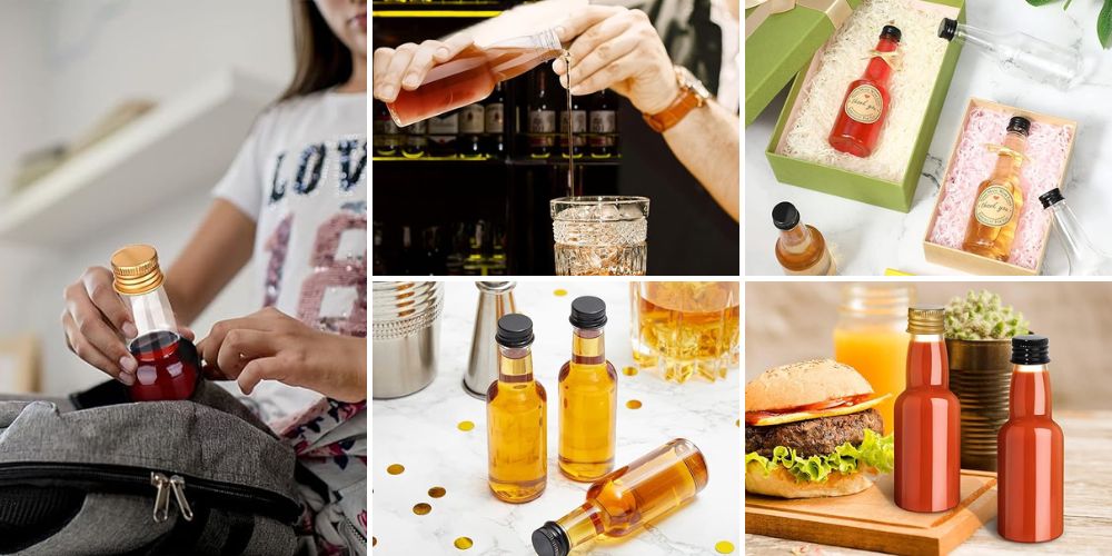 Shot Miniature Alcoholic Beverage Liquor Sample Glass Bottles Supplier ...